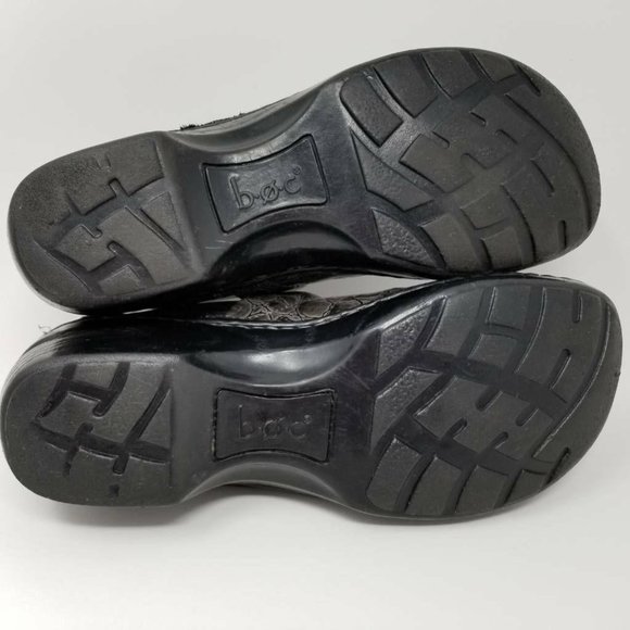 b.o.c. | Shoes | Boc Womens Peggy Clogs Gray Crocodile Embossed 7 ...